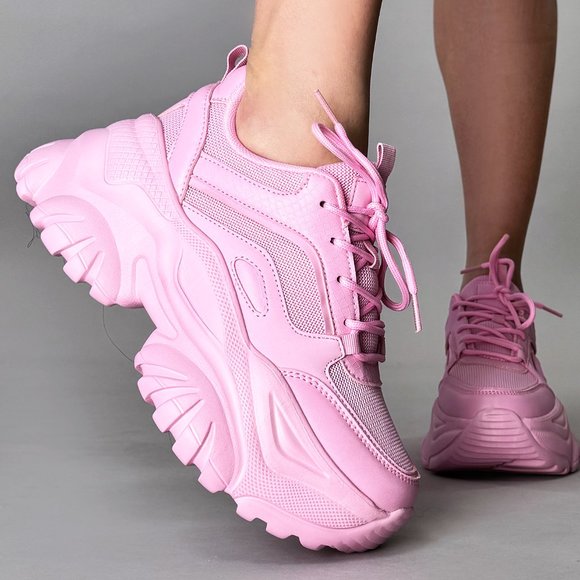 Berness | Shoes | Berness Hanna Kawaii Kandy Pink Platform Sneakers ...